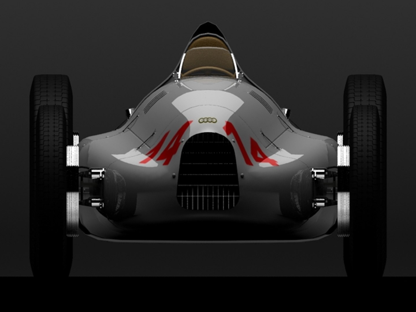 Auto Union Type D 3d Model
