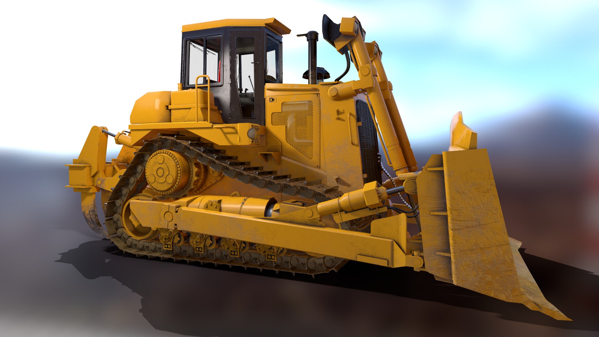Bulldozer 3D Model - TurboSquid 1974767