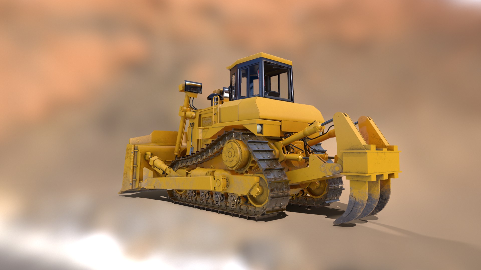 Bulldozer 3D Model - TurboSquid 1974767