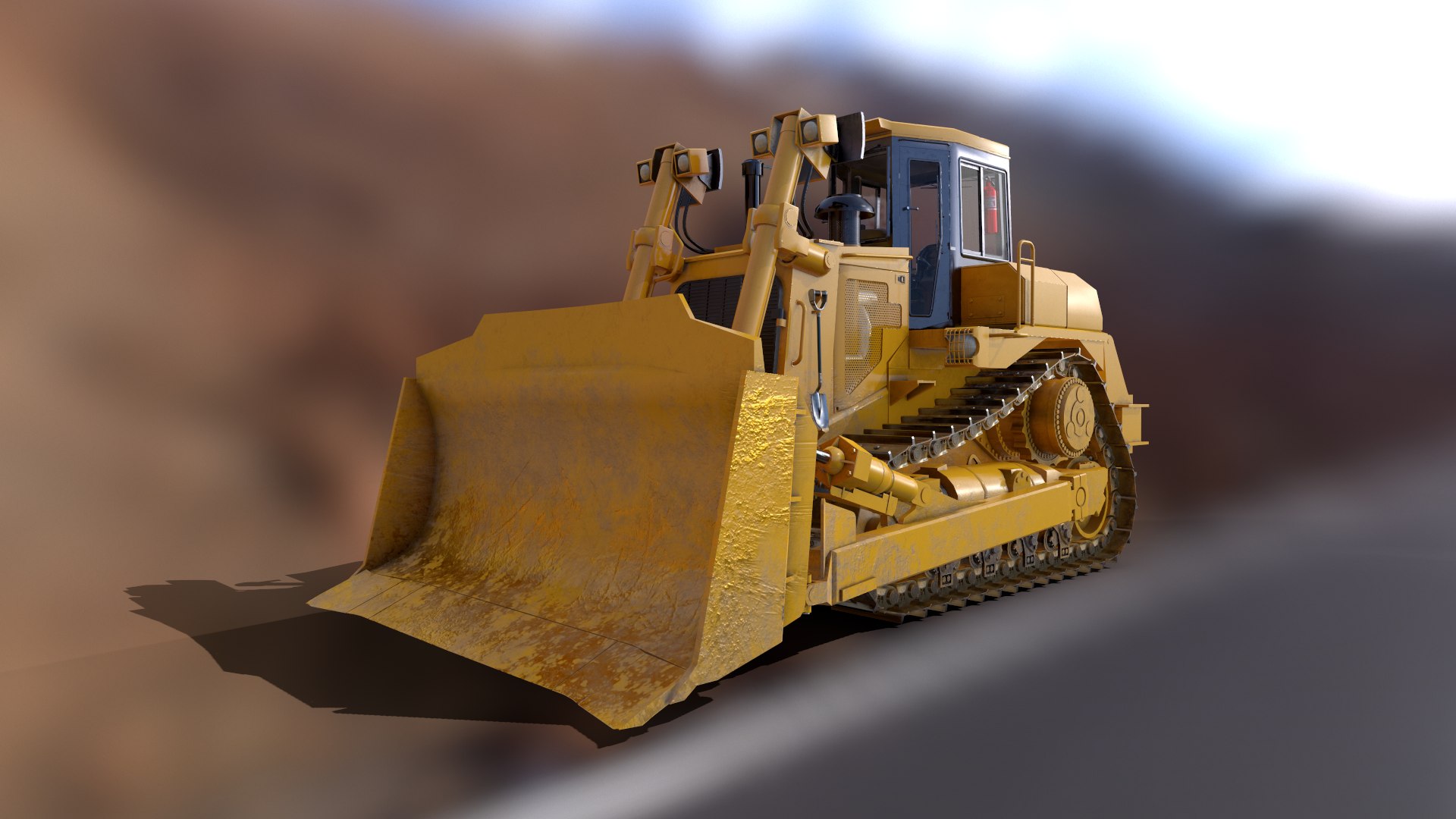 Bulldozer 3D Model - TurboSquid 1974767