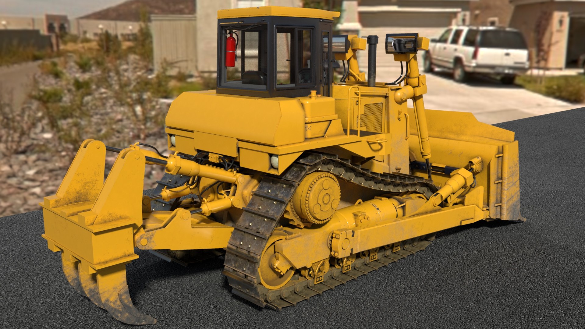 Bulldozer 3D Model - TurboSquid 1974767