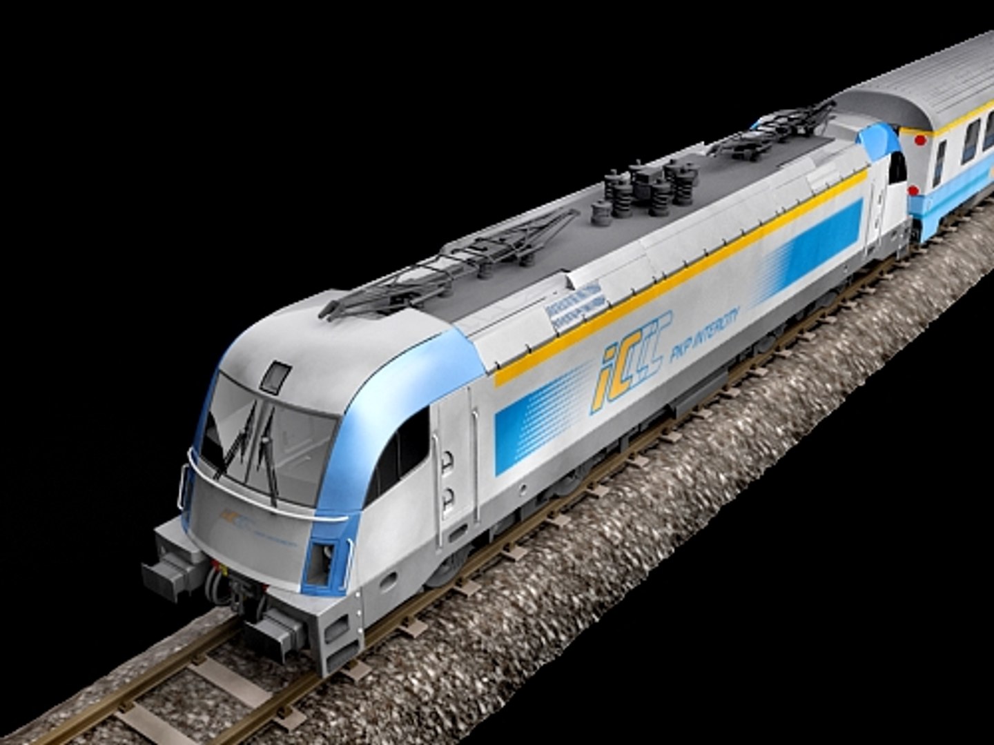 3d Taurus Train Locomotive Model