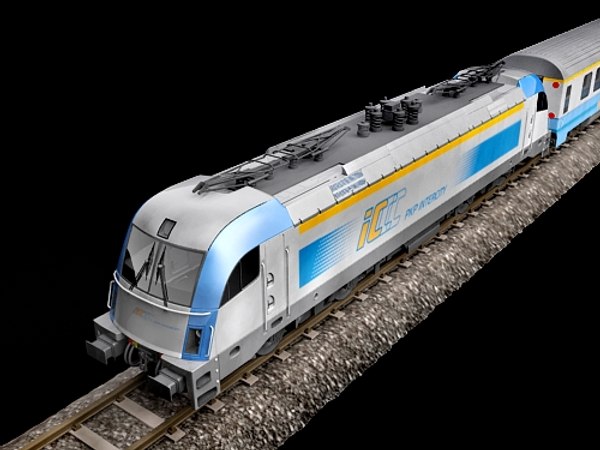 3d taurus train locomotive model