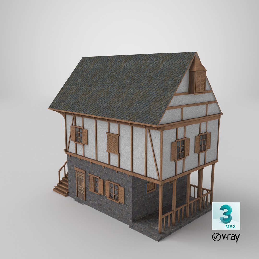 Real Medieval House 3D - TurboSquid 1441093