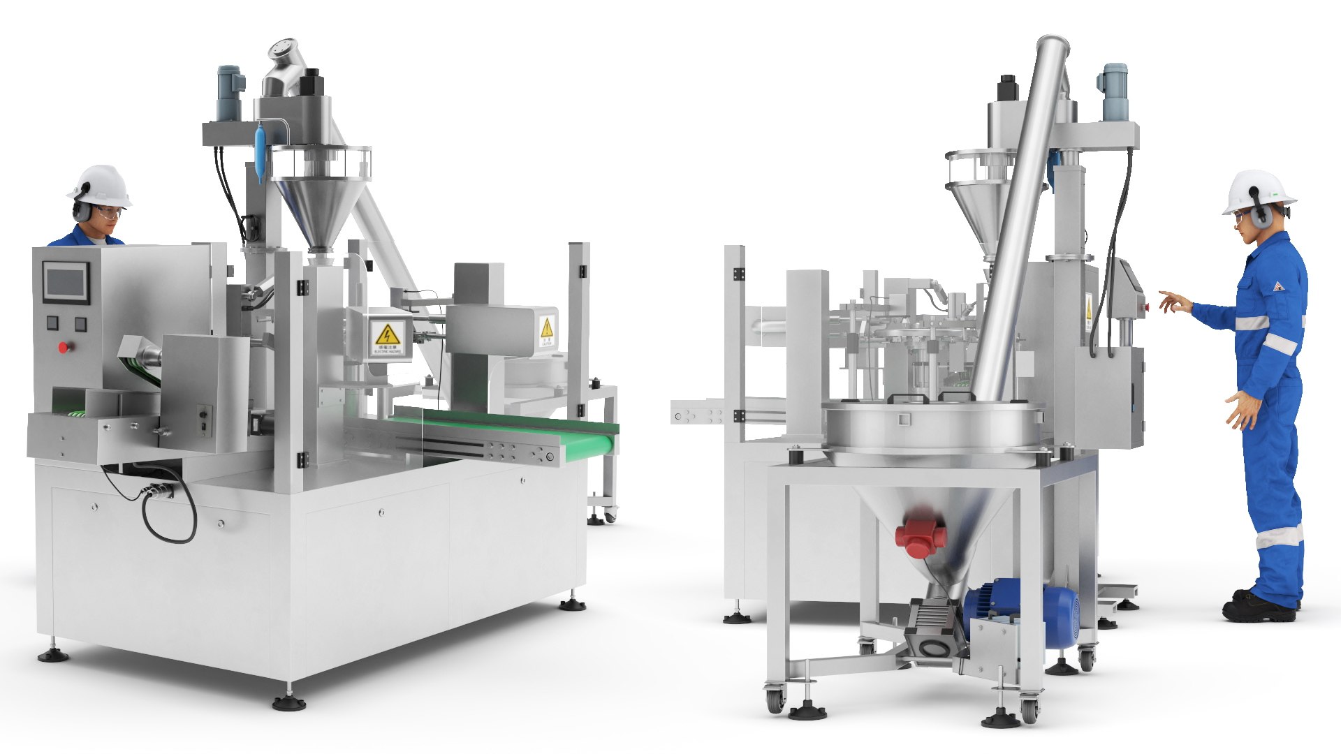 3D Bulk Product Packaging Machine Operation Worker Model - TurboSquid ...