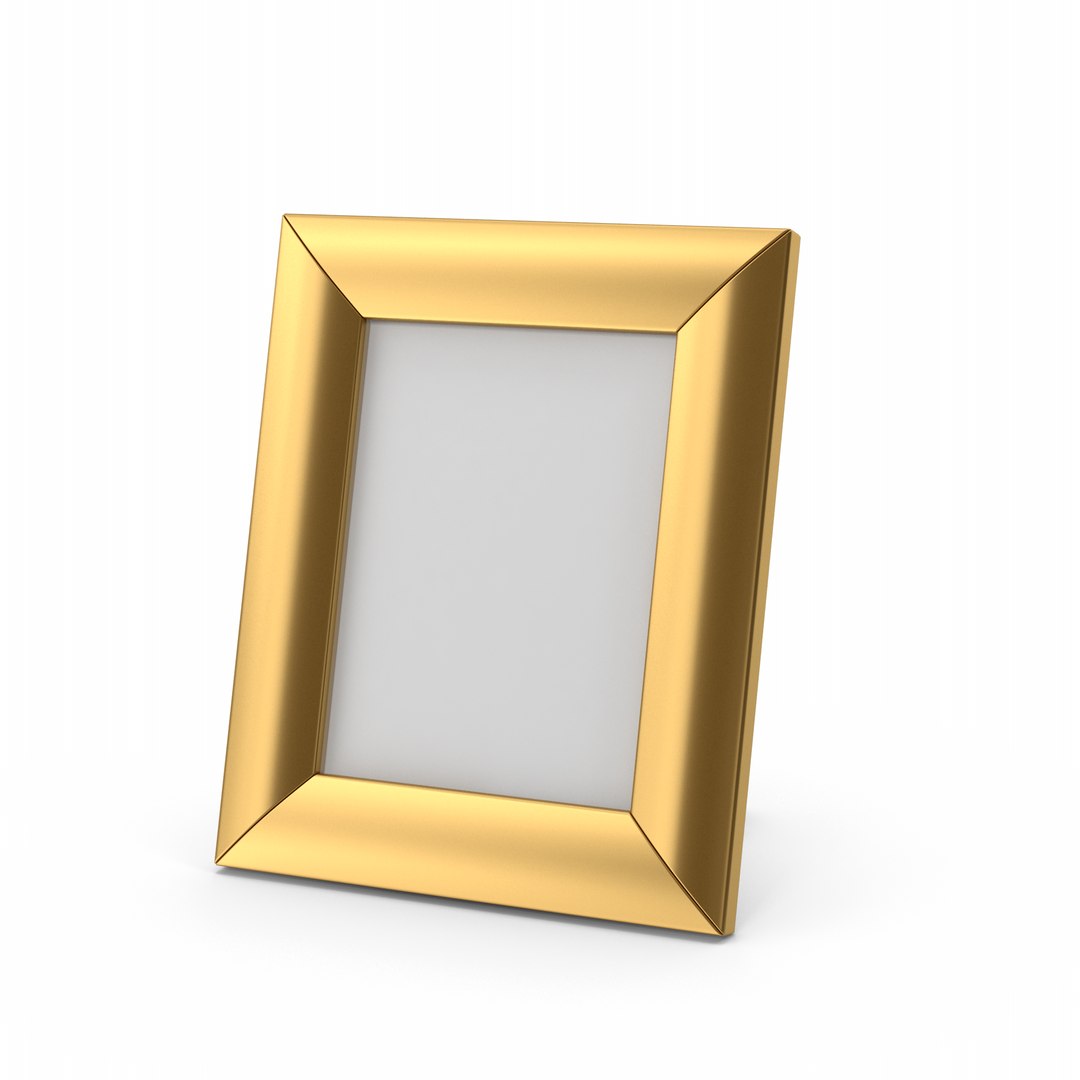3D Gold Picture Frame - TurboSquid 2197188