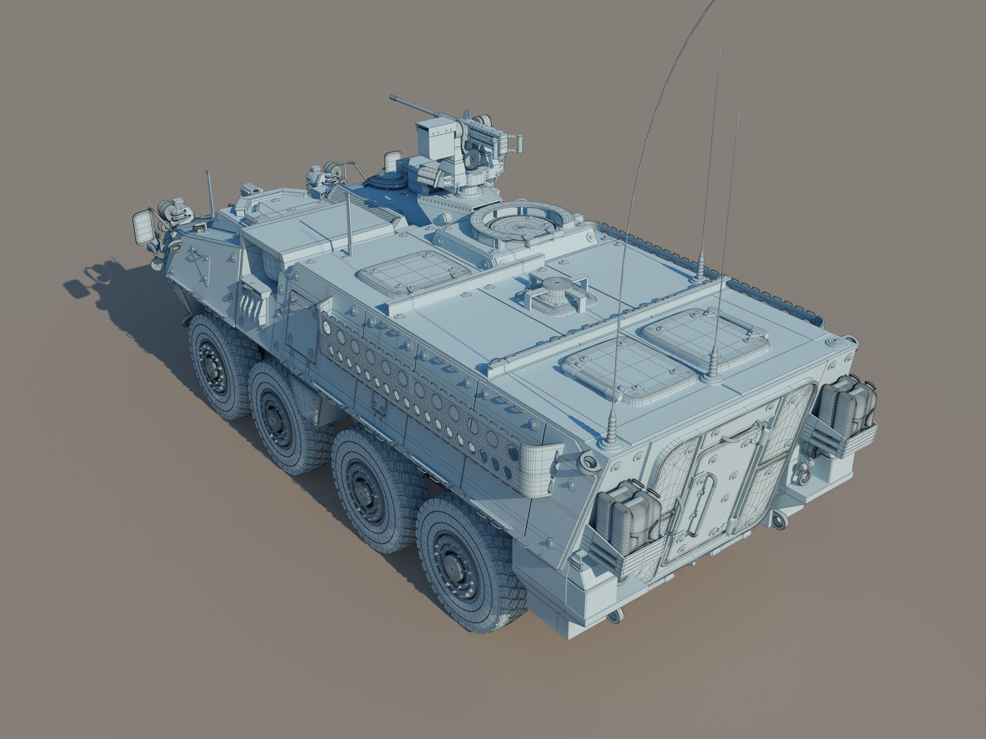 M1126 Stryker 3d Model