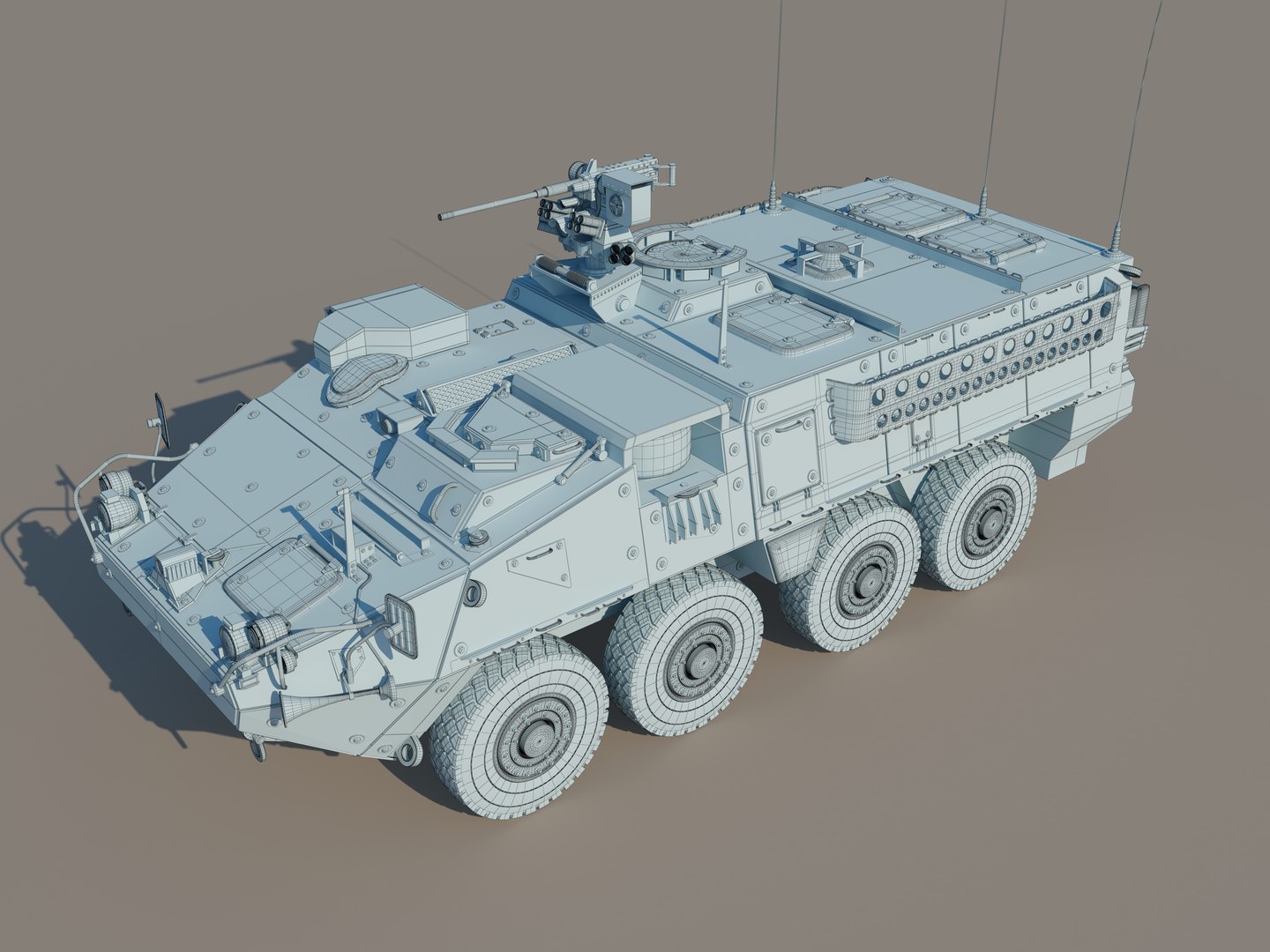 M1126 Stryker 3d Model
