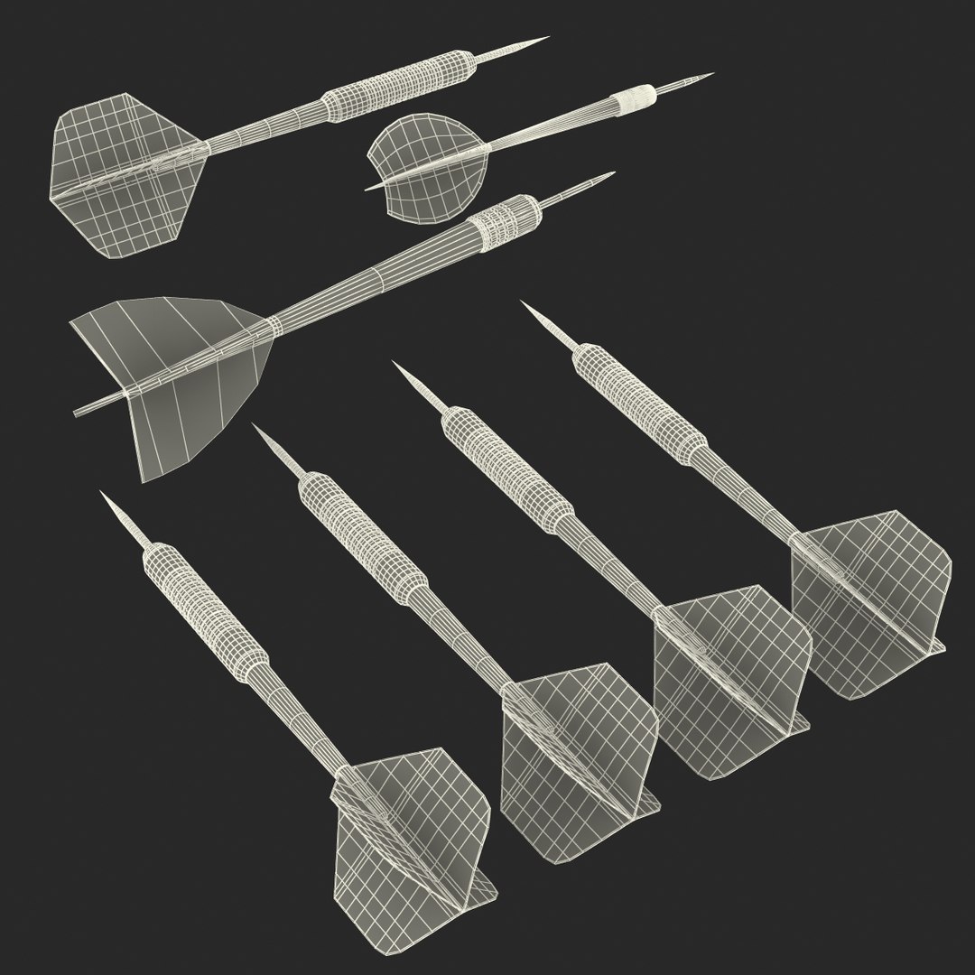 3d Model Dart Needles