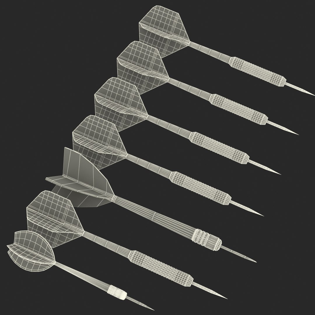 3d Model Dart Needles