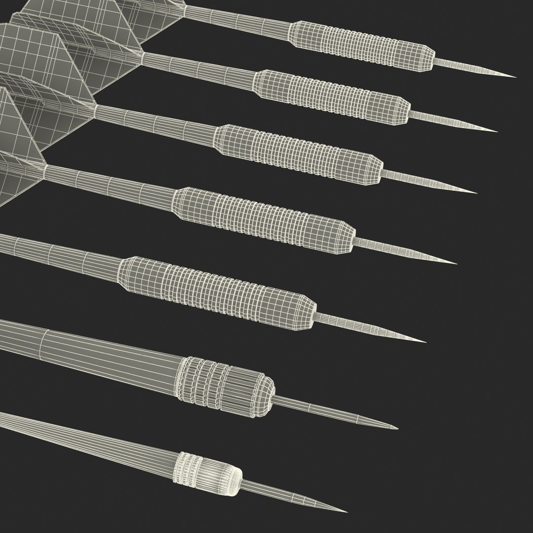 3d Model Dart Needles