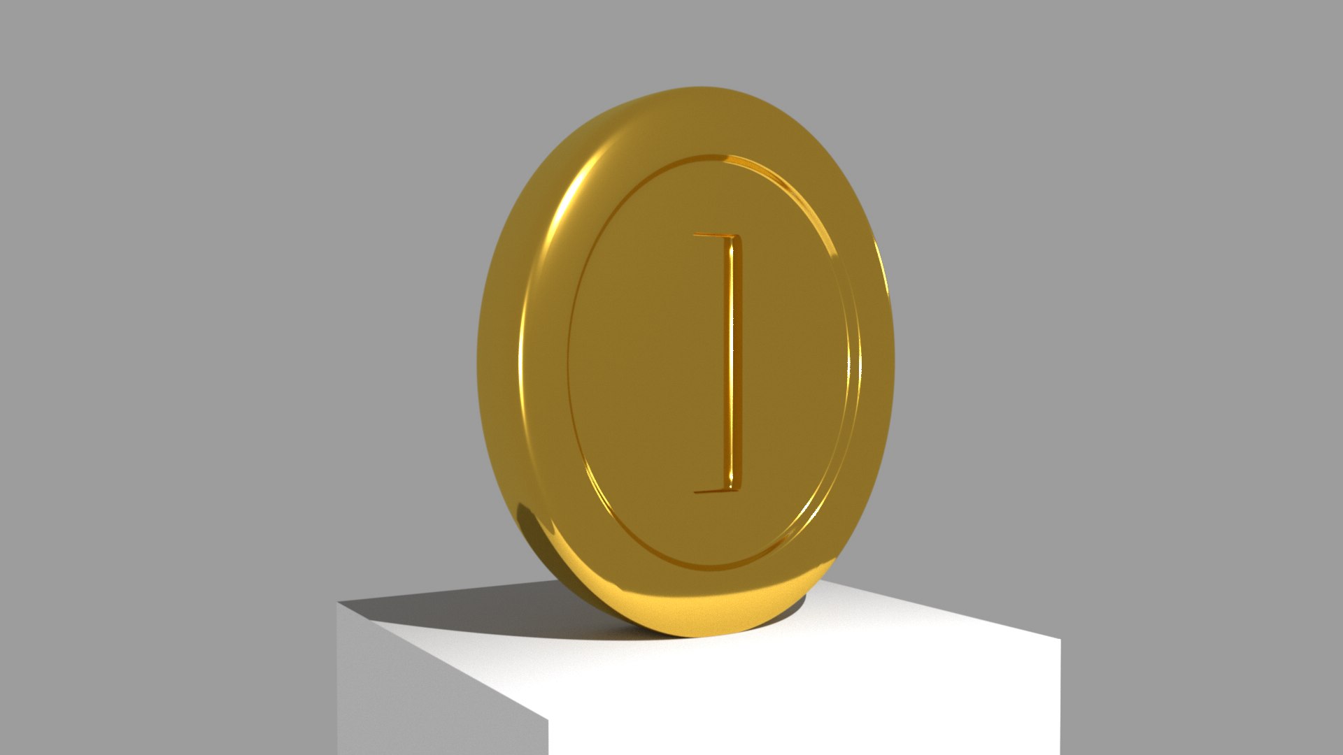 3D Model Coin Super Mario - TurboSquid 1335051