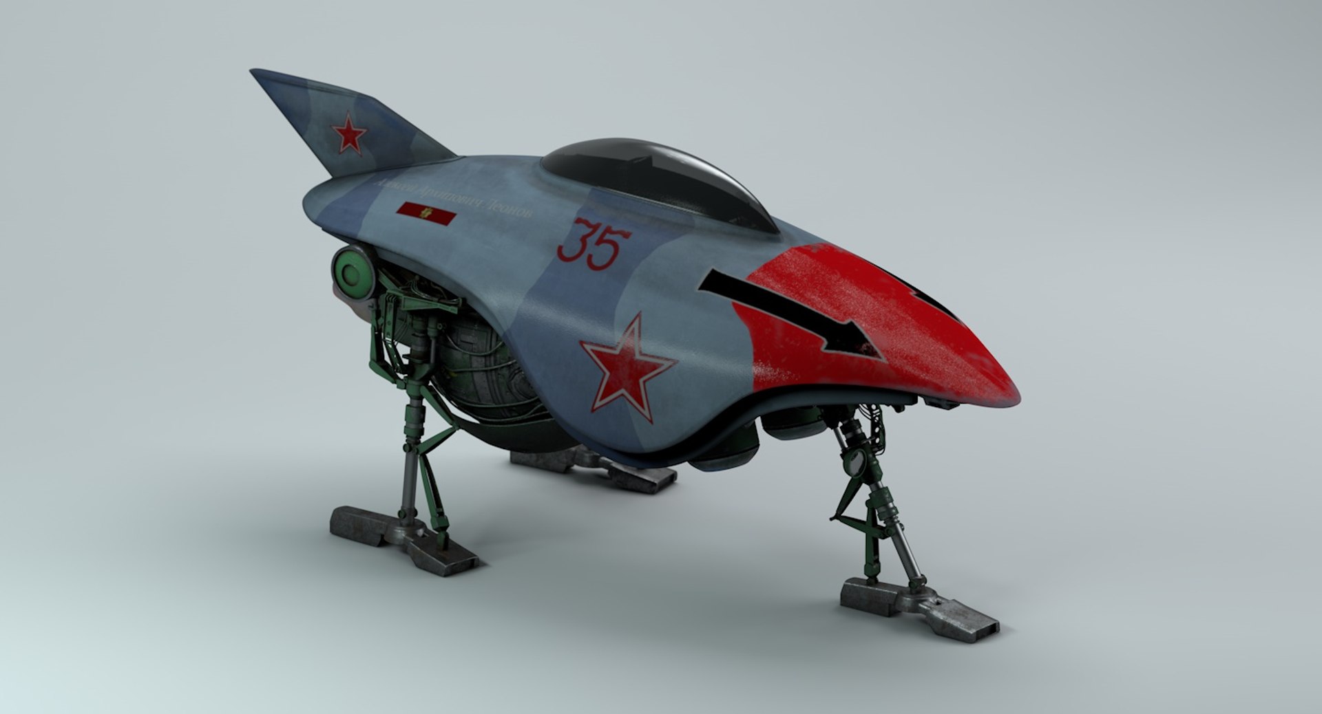 3D Scifi Fighter - TurboSquid 1461972