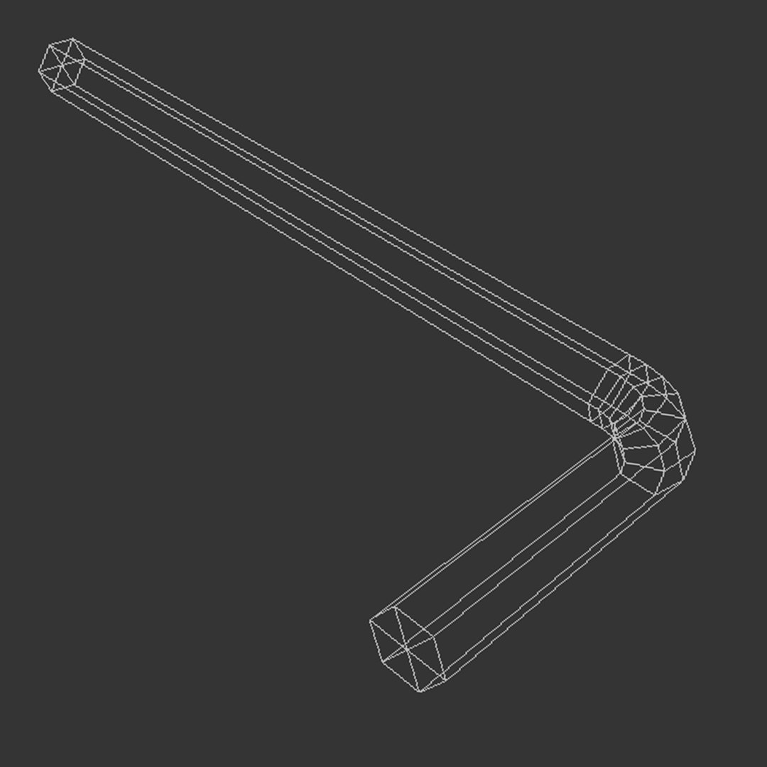 3d Allen Wrench Model