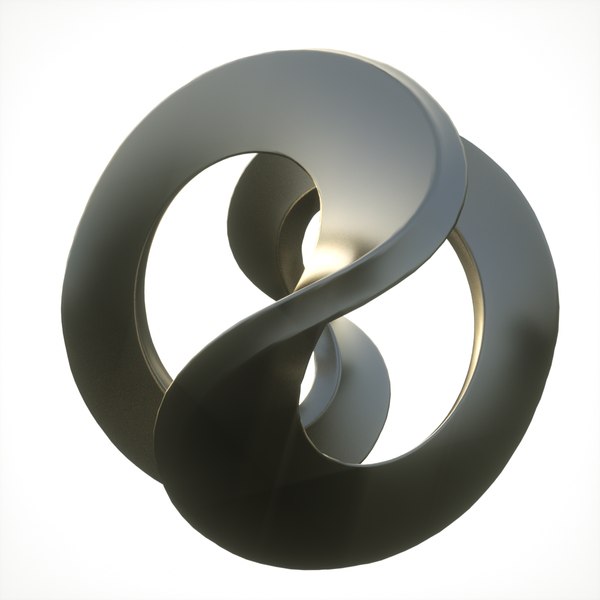 Infinity loop abstract 3D model - TurboSquid 1421330