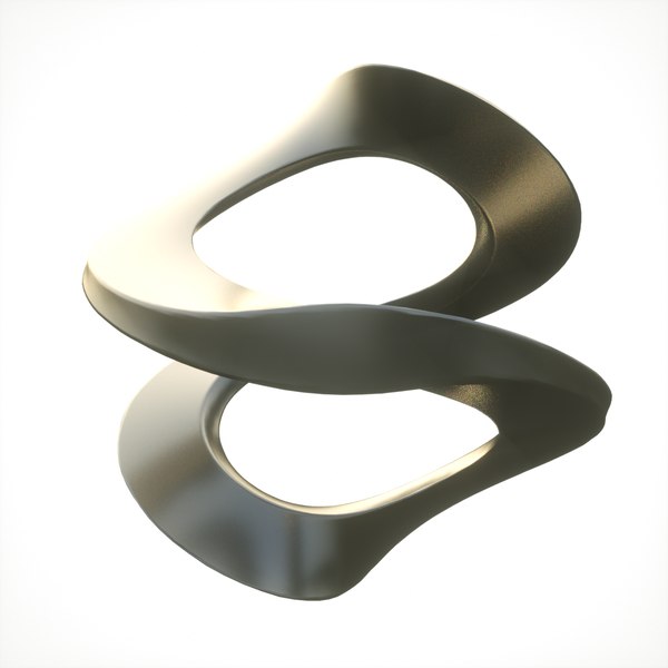 Infinity loop abstract 3D model - TurboSquid 1421330