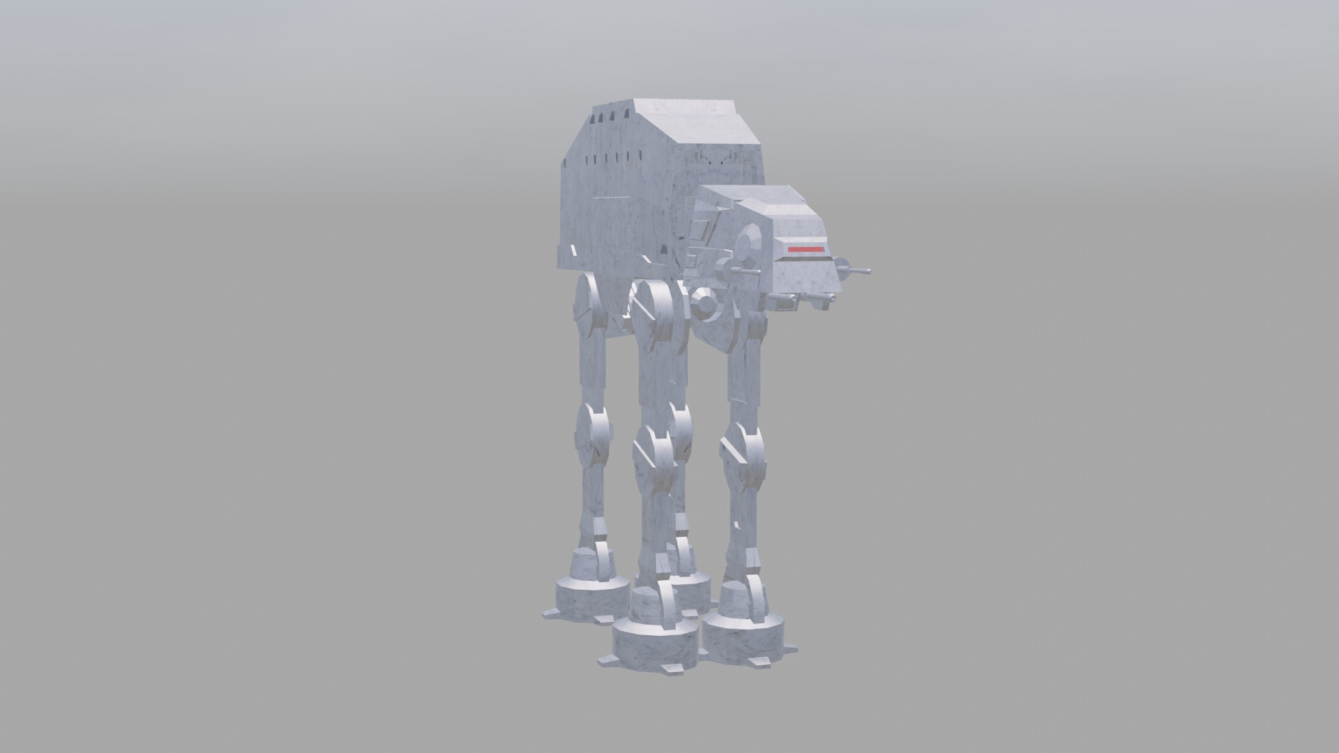 Low Poly Star Wars AT-AT Walker 3D Model - TurboSquid 1980360