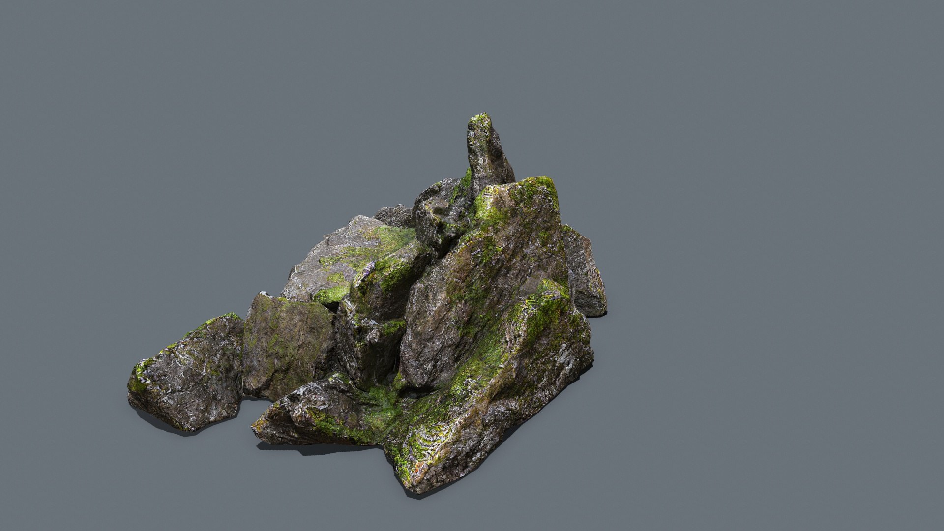 3D Forest Rocks Model - TurboSquid 2195455