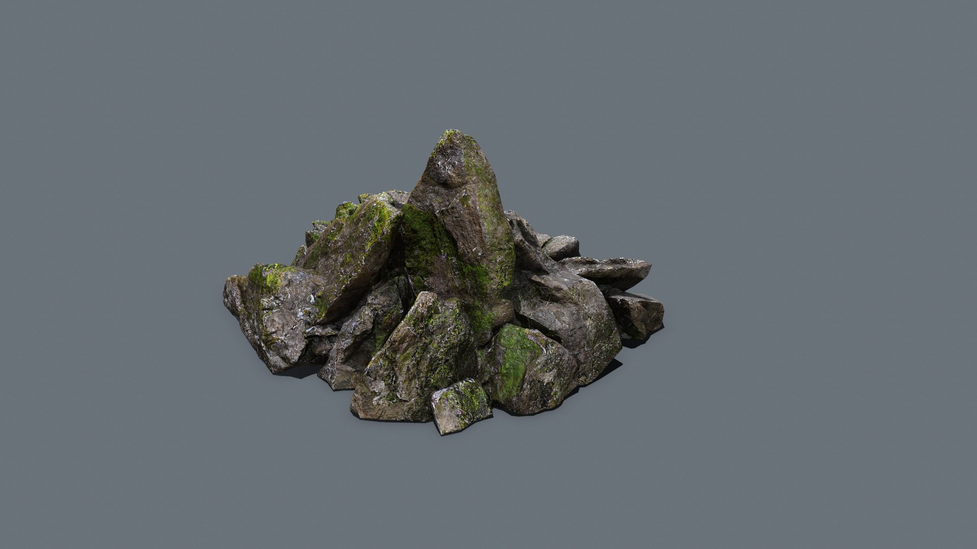 3D Forest Rocks Model - TurboSquid 2195455