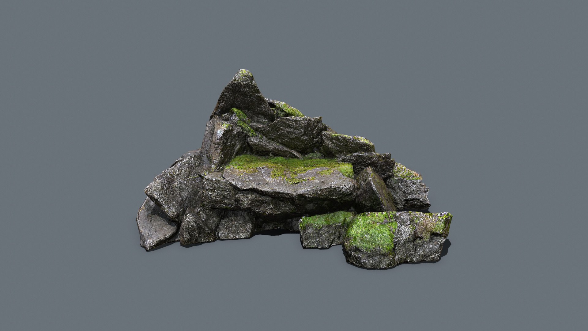 3D Forest Rocks Model - TurboSquid 2195455