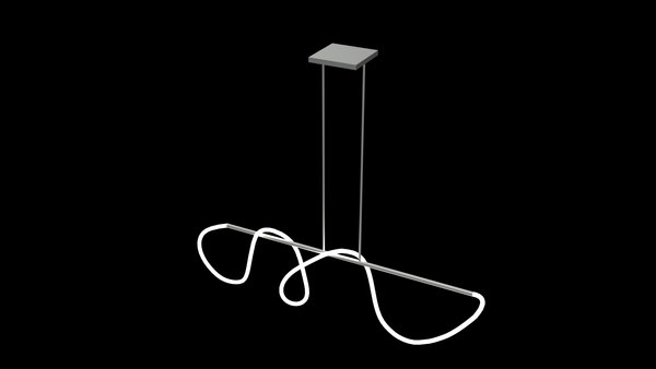 LINEAR PENDANT FLEXIBLE LED SILICONE TUBE LIGHT 3D 모델 - TurboSquid 2086087