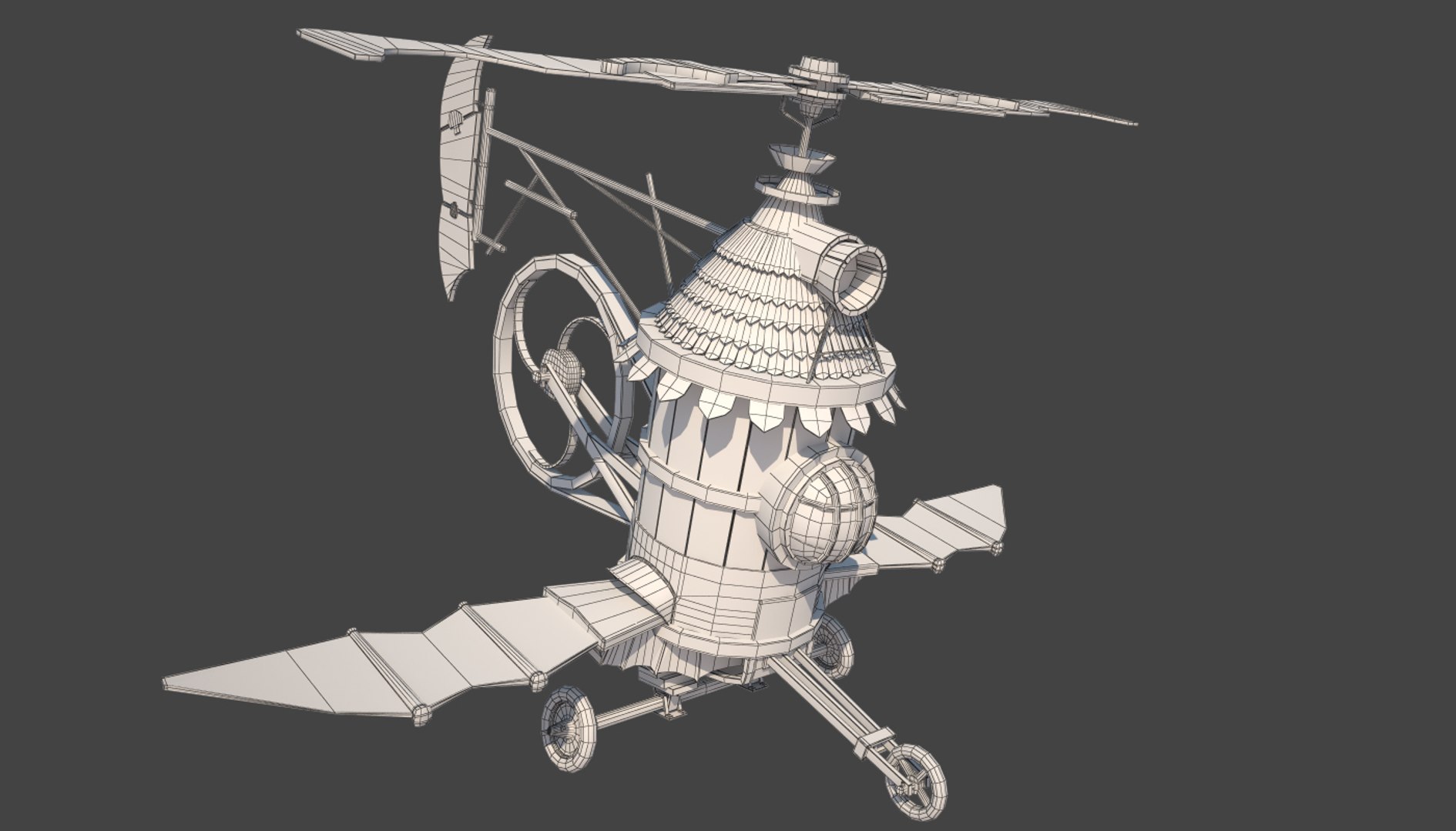 anti orc flying cannon 3d max