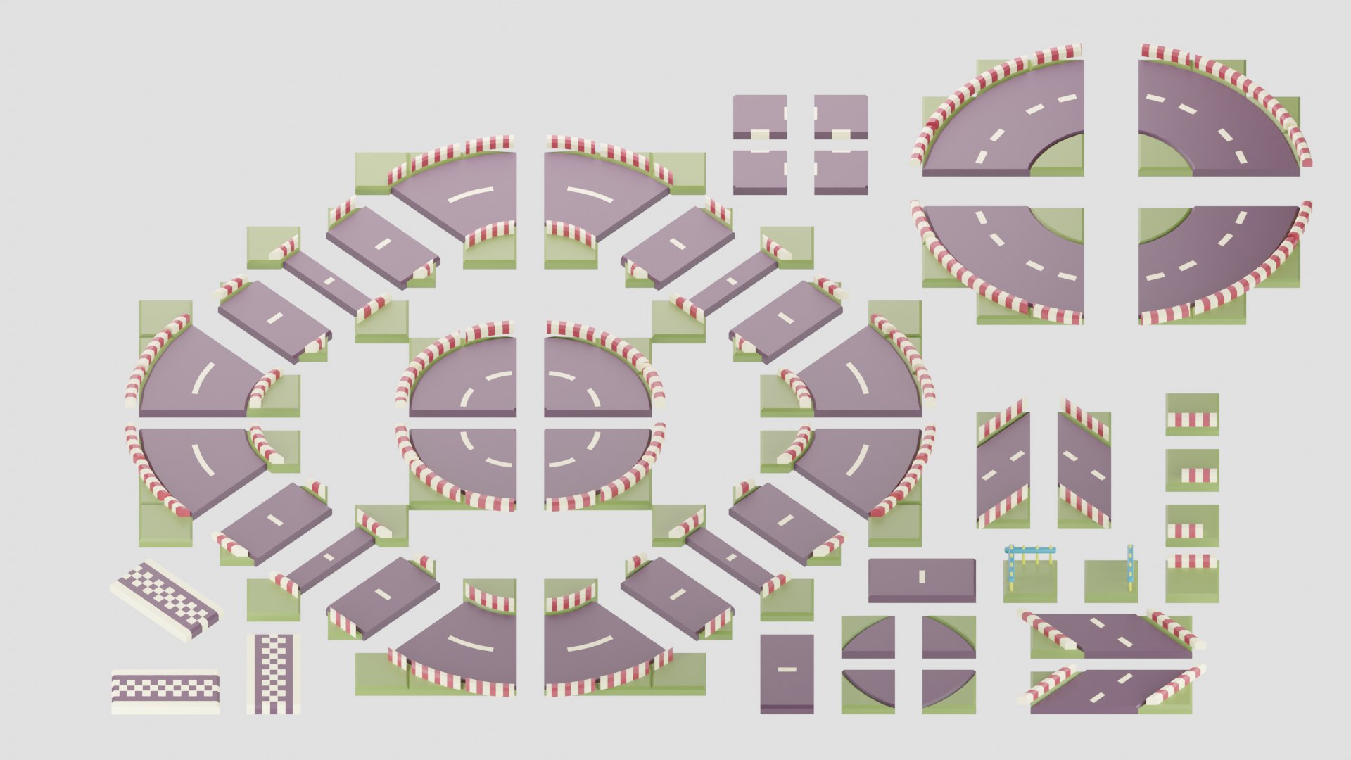 3D Modular racing pack model - TurboSquid 2036369