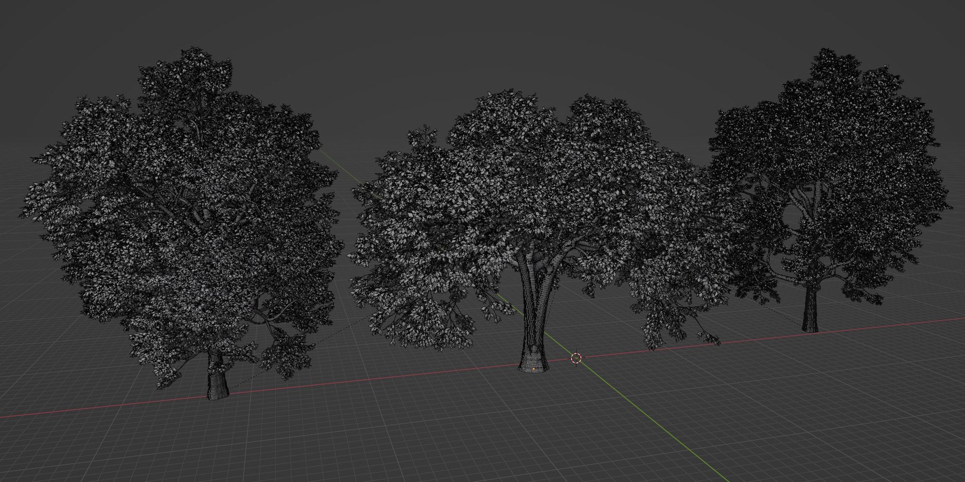 Autumn Maple Trees Collection vol 147-Blender 3D - TurboSquid 2149277