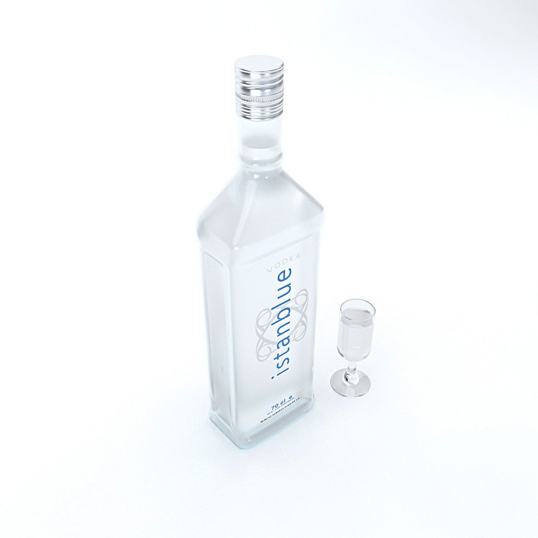 3D model vodka alcohol drink - TurboSquid 1559724