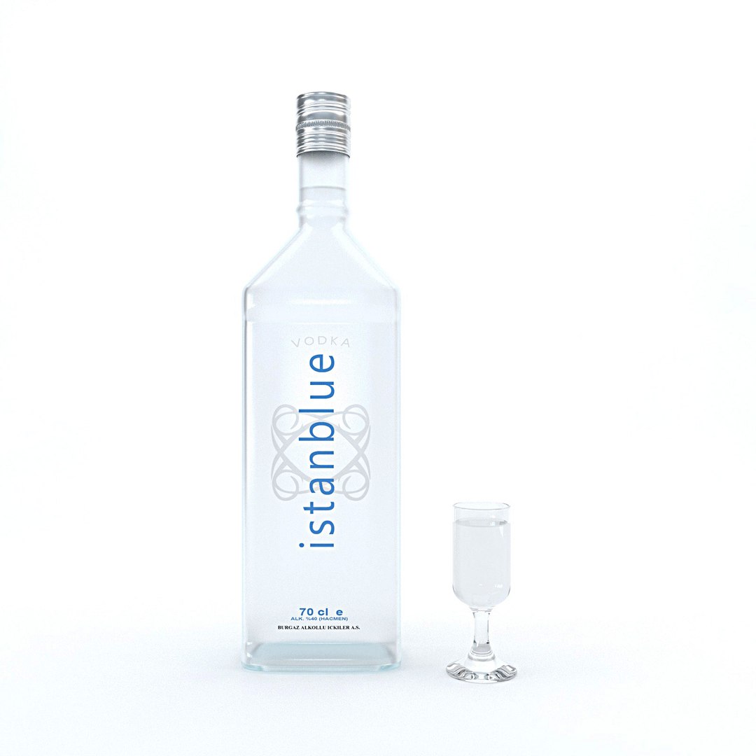 3D model vodka alcohol drink - TurboSquid 1559724