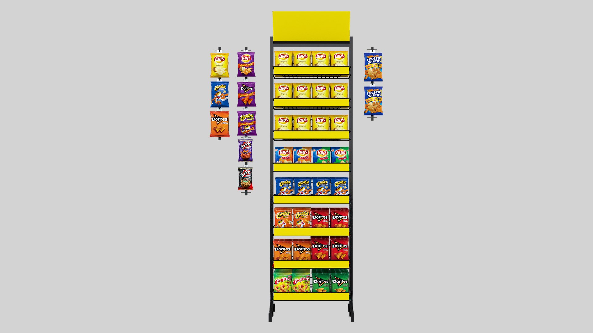 Rack Chokis - Fritolay Set C4D 3D Model - TurboSquid 2056390