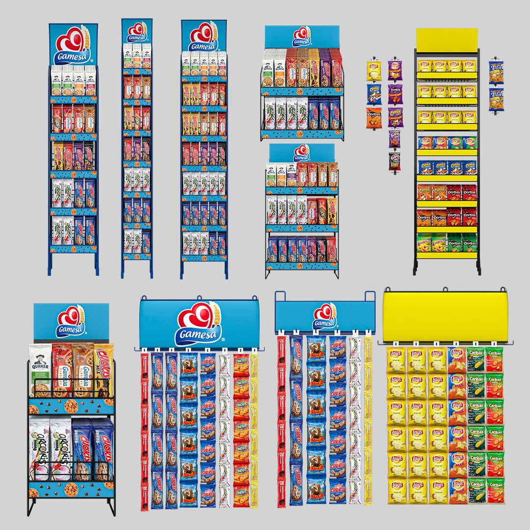 Rack Chokis - Fritolay Set C4D 3D Model - TurboSquid 2056390