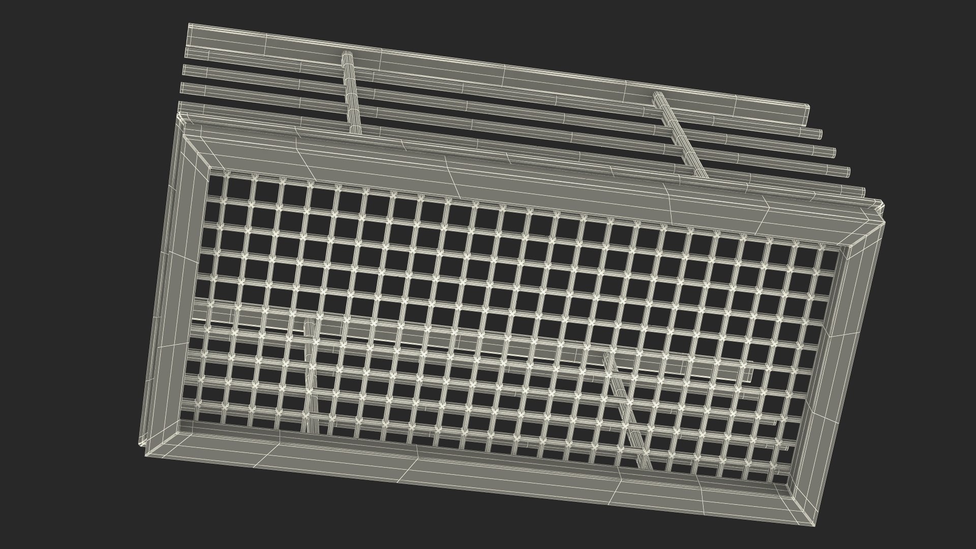 Straight Industrial Catwalk Middle 3D - TurboSquid 2166905