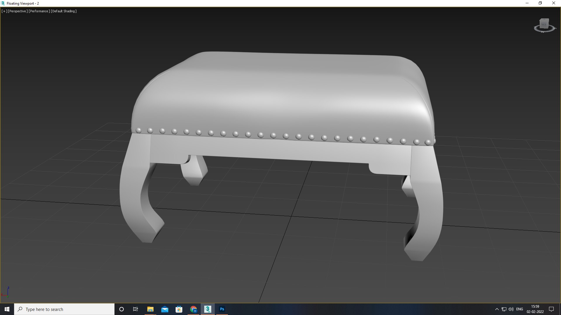 Foot Stool 3D model - TurboSquid 1848777