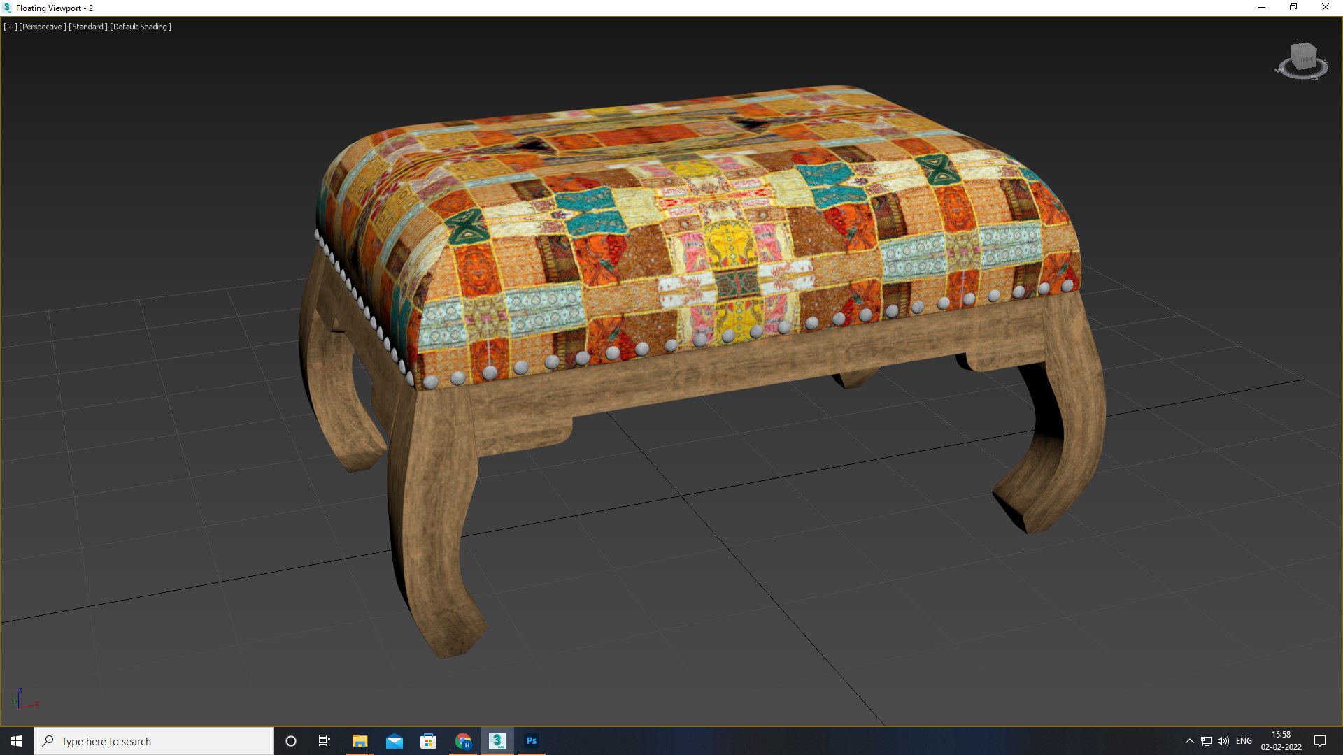 Foot Stool 3D Model - TurboSquid 1848777