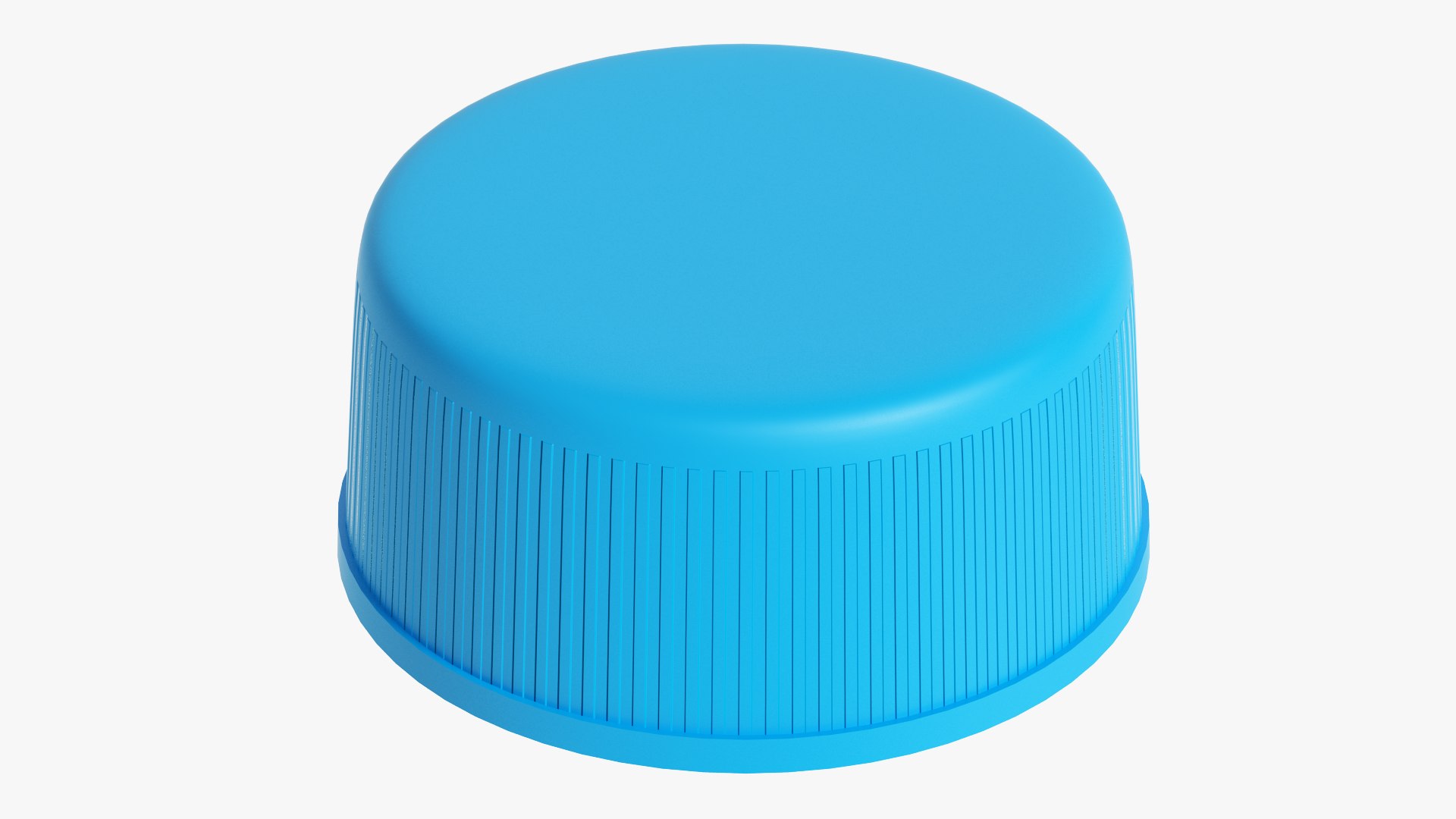 3D Model Blue Bottle Cap - TurboSquid 2245464