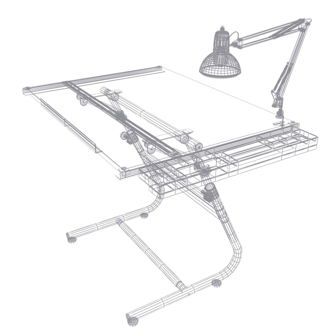 Drafting Table 3d Model