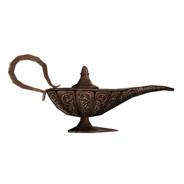3d model magic lamp