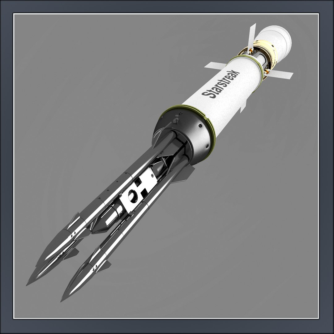 Starstreak Missile 3d Model