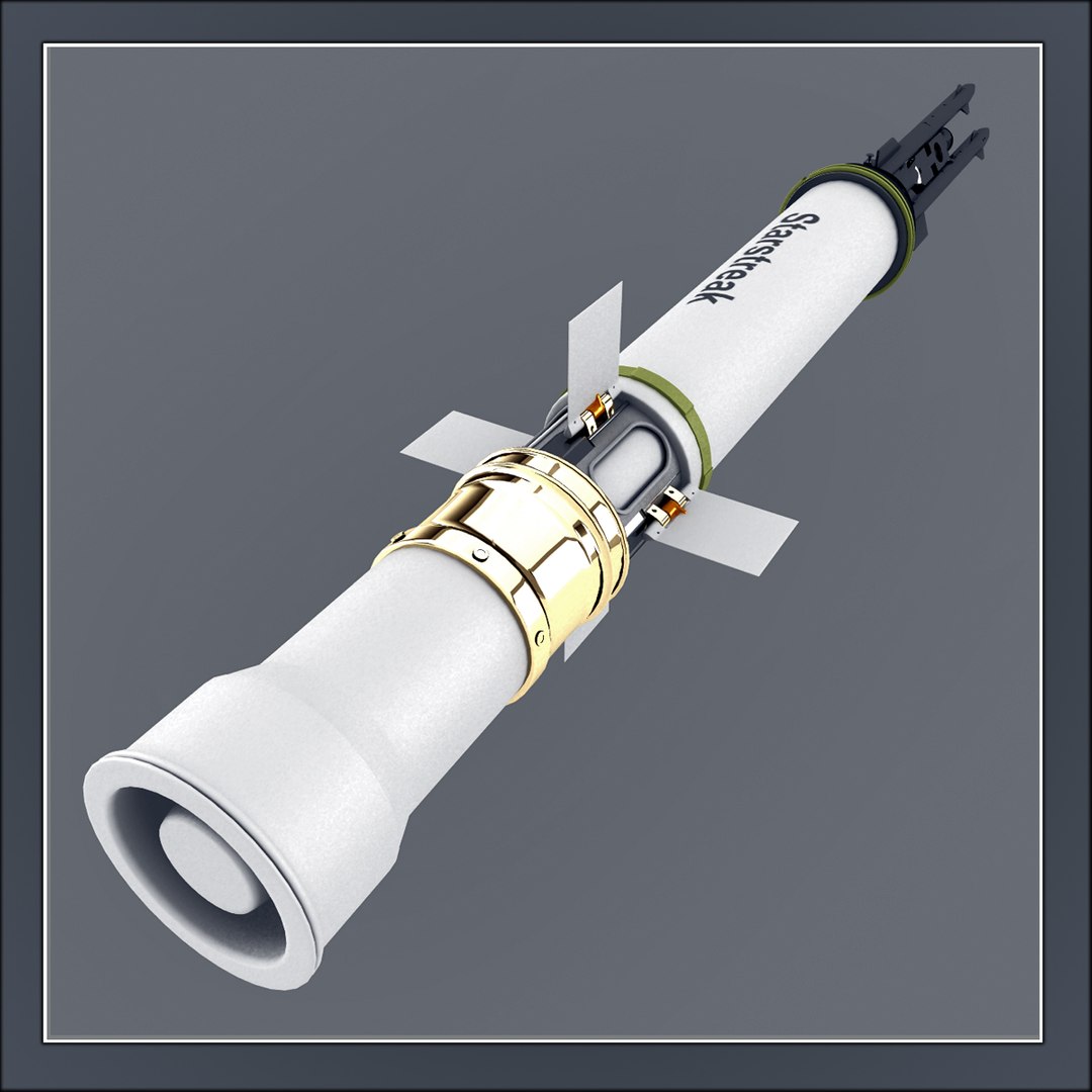 Starstreak Missile 3d Model