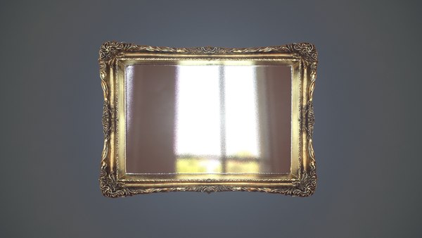 Vintage mirror model - TurboSquid 1685955