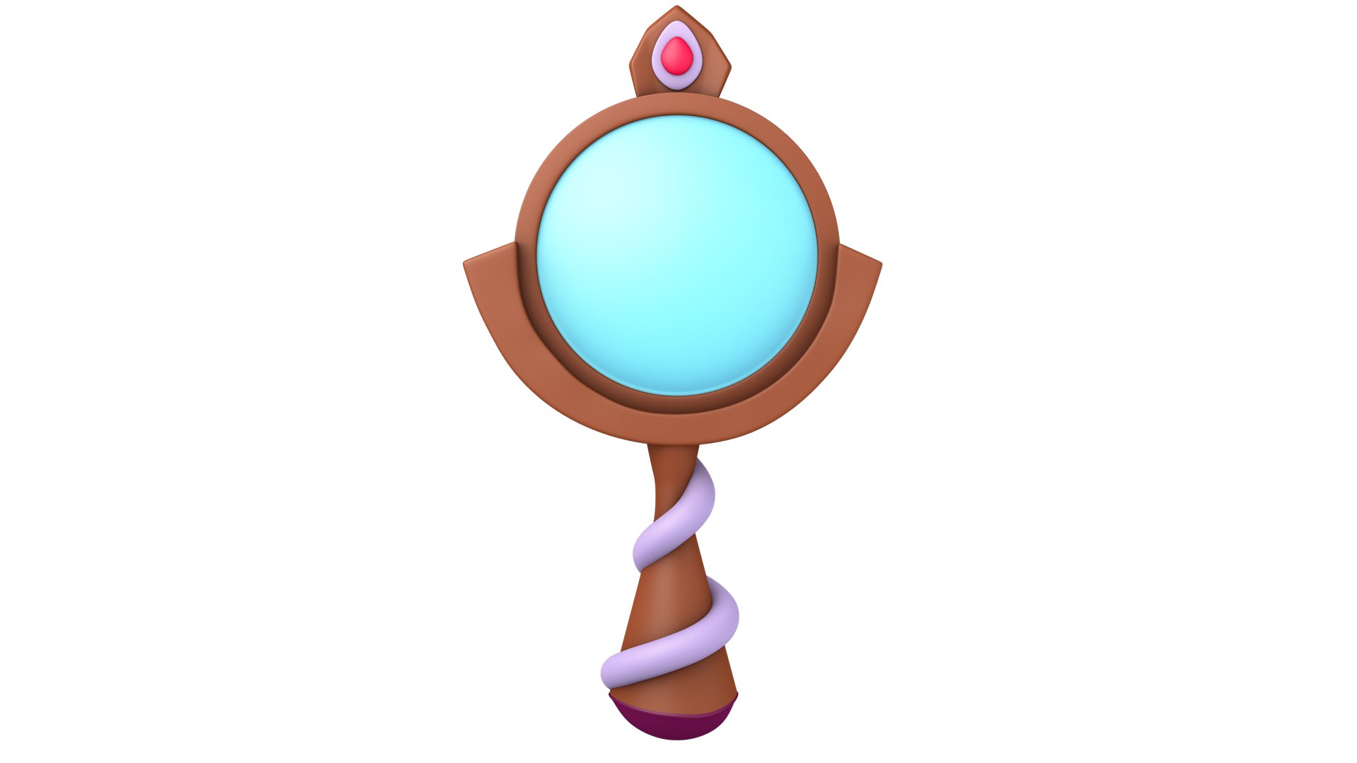 Cartoon Magic Mirror 3D Model - TurboSquid 1767212