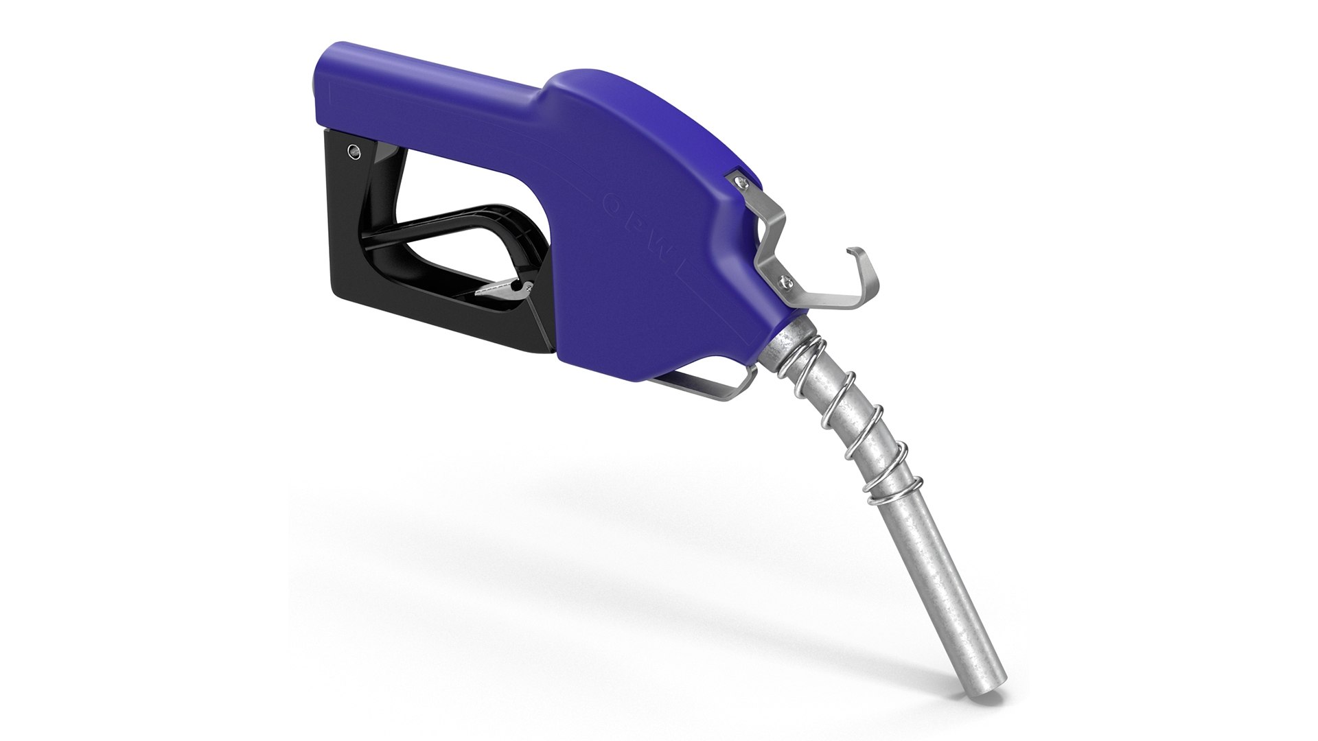 Fuel Dispenser Nozzle Blue Model - TurboSquid 2243888