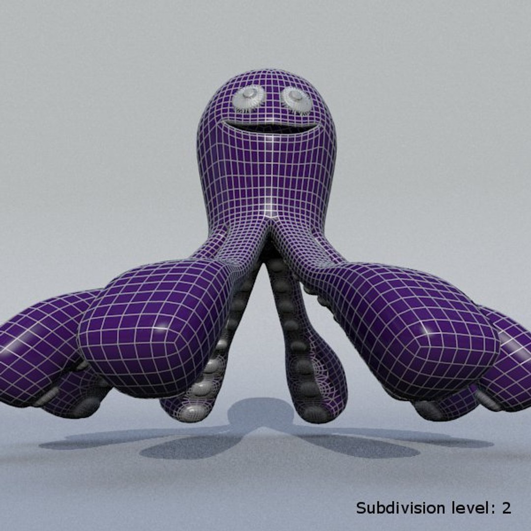 3dsmax funny octopus