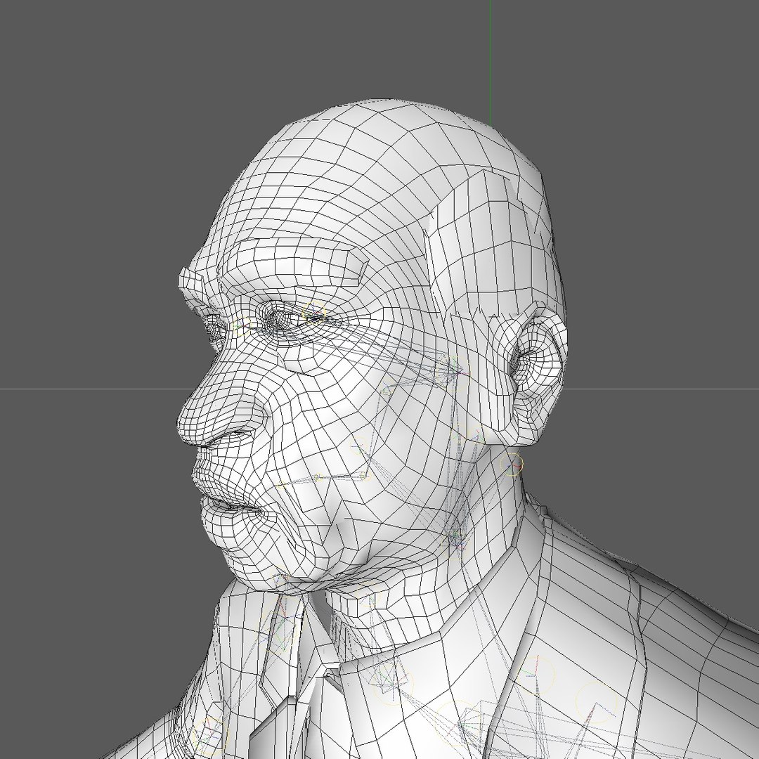 C4d Old African Male Man