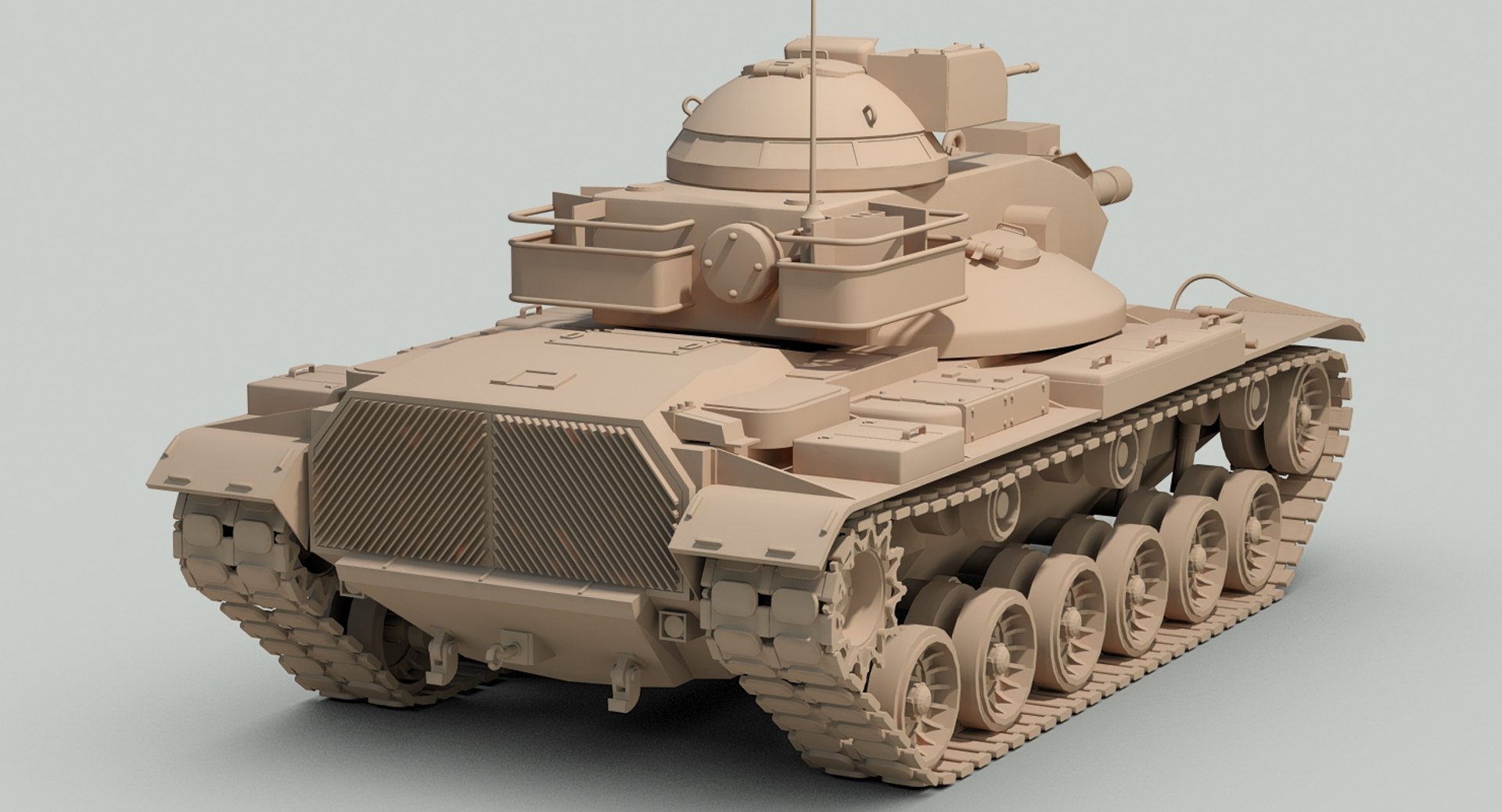 M60a2 Starship Battle Tank 3D Model - TurboSquid 1296479