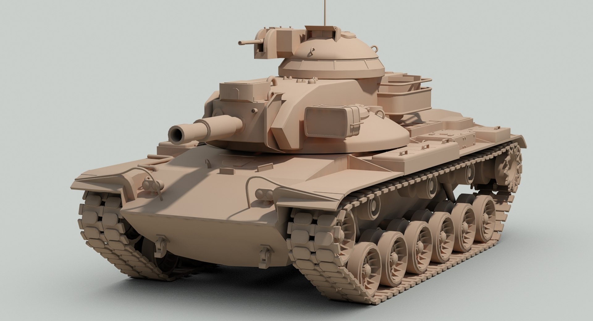 M60a2 Starship Battle Tank 3D Model - TurboSquid 1296479