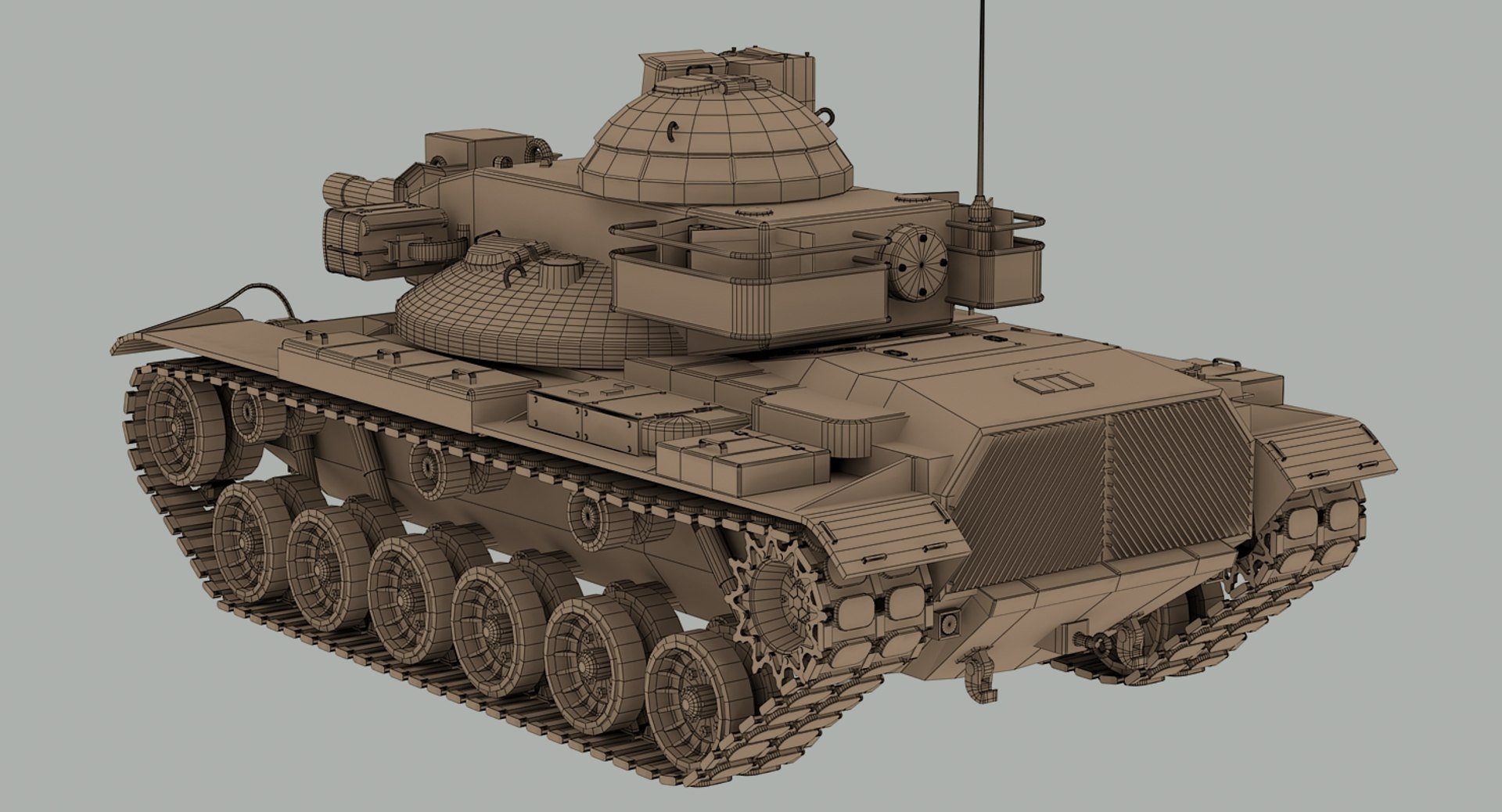 M60a2 Starship Battle Tank 3D Model - TurboSquid 1296479