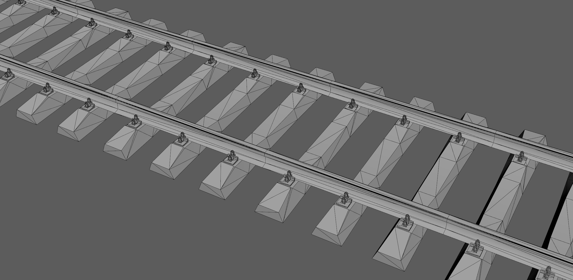 3D Railroad Track - TurboSquid 1727854