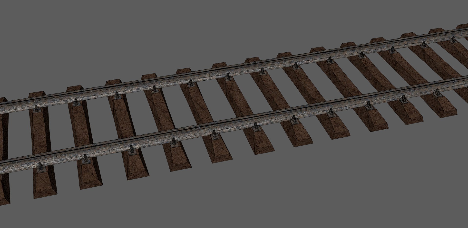 3D Railroad Track - TurboSquid 1727854